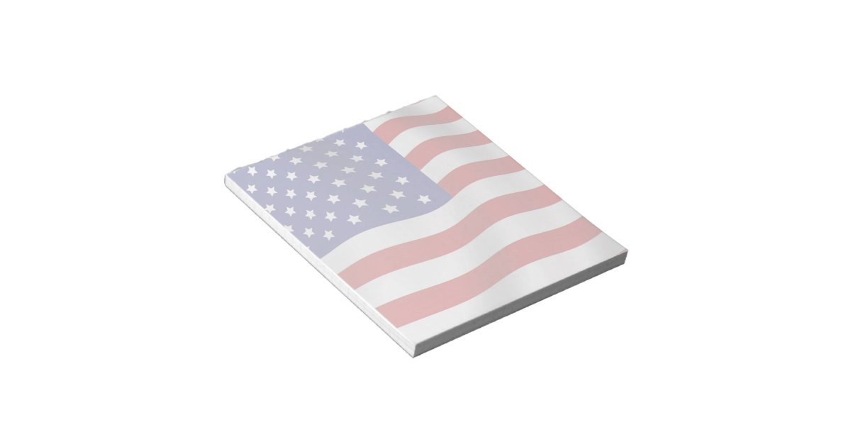 American Flag Notepad | Zazzle