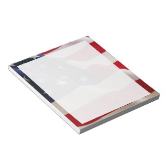 American Flag Notepad | Zazzle