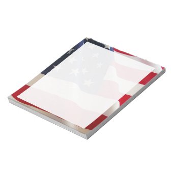 American Flag Notepad | Zazzle