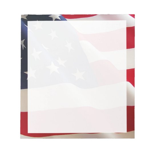 American Flag Notepad | Zazzle.com