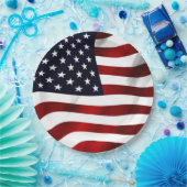 American Flag Paper Plates | Zazzle
