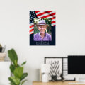 American Flag Patriotic Celebration of Life Poster | Zazzle