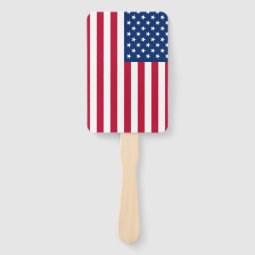 American Flag Patriotic Hand Fans | Zazzle