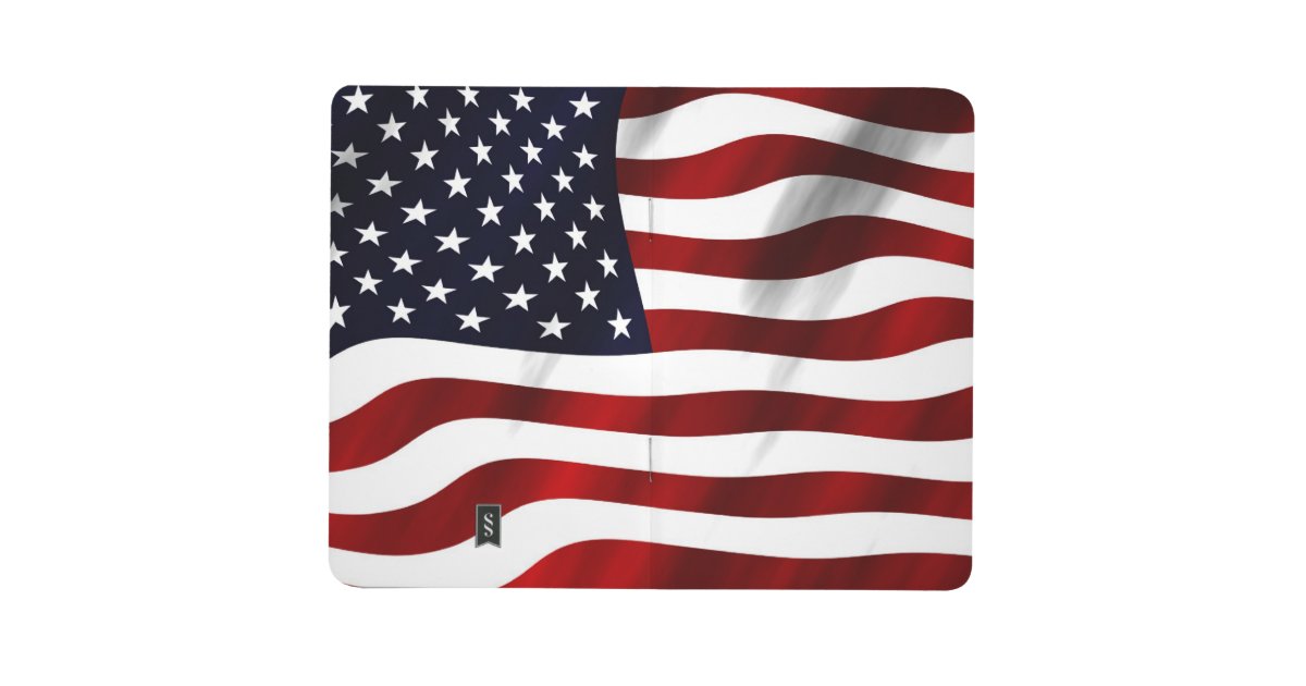 American Flag Patriotic Independence Day Journal | Zazzle