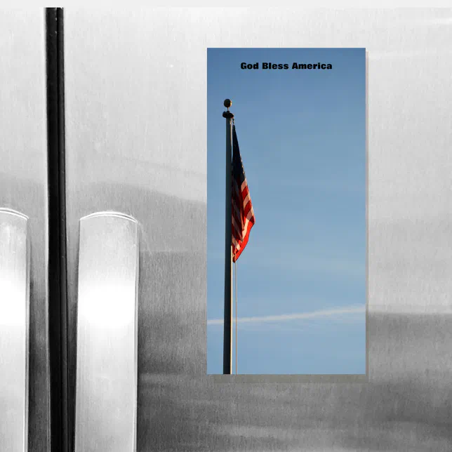 American Flag Patriotic Magnetic Notepad | Zazzle