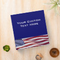 American Flag Patriotic Presentation Binder Album | Zazzle