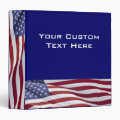 American Flag Patriotic Presentation Binder Album | Zazzle