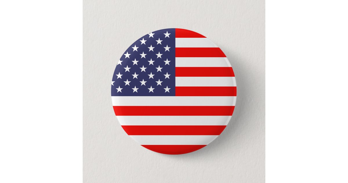 American flag pinback buttons | Zazzle