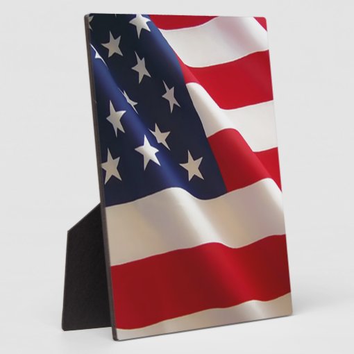 American Flag Plaque | Zazzle