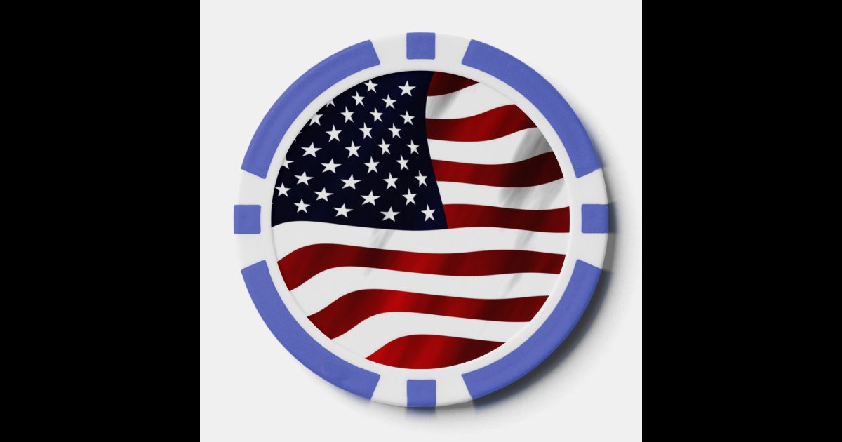 American Flag Poker Chips | Zazzle
