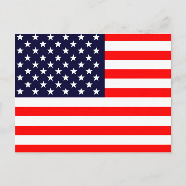 American Flag Postcard | Zazzle