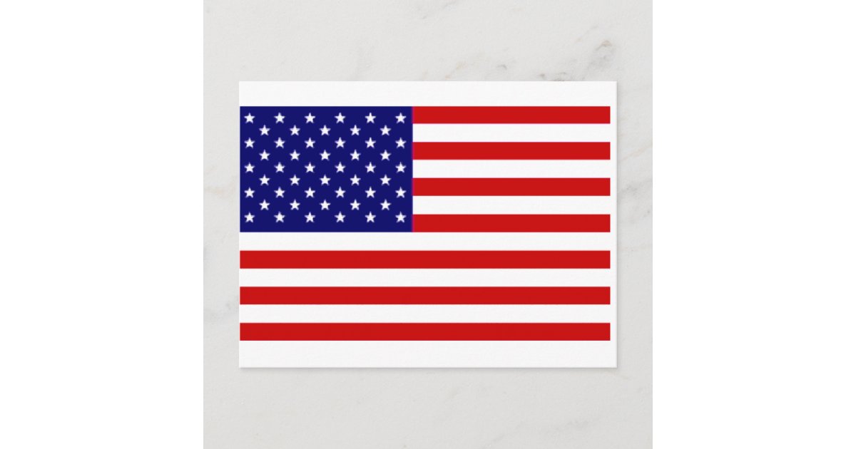 American Flag Postcard | Zazzle