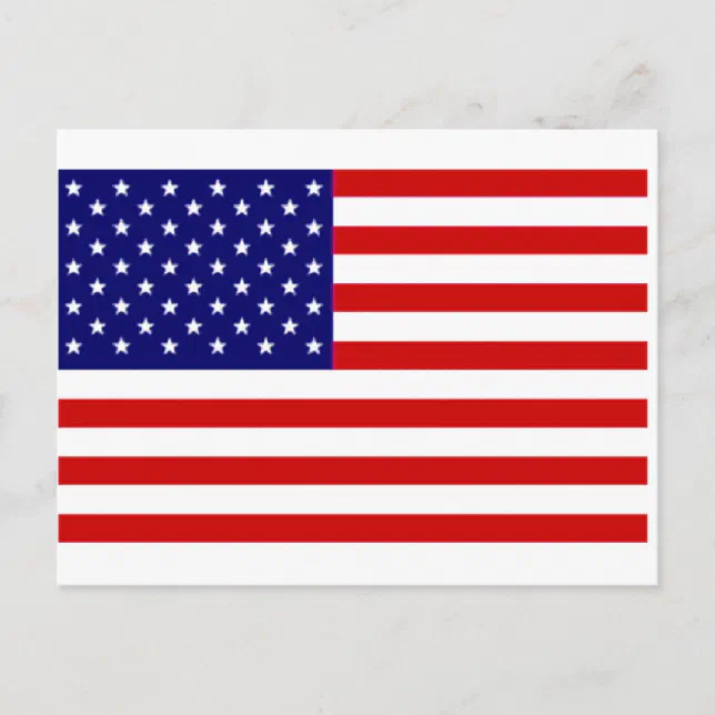 American Flag Postcard | Zazzle