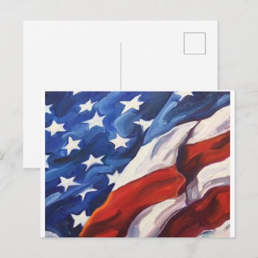 American Flag Postcard | Zazzle
