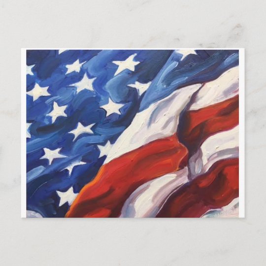American Flag Postcard | Zazzle.com