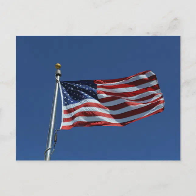 American Flag Postcard | Zazzle