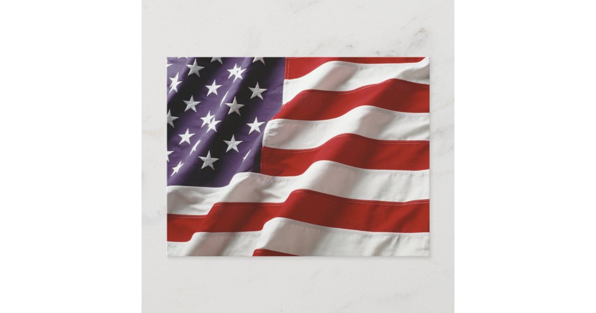American Flag Postcard | Zazzle