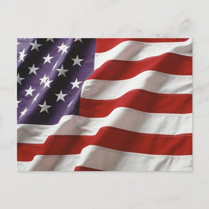 American Flag Postcard | Zazzle