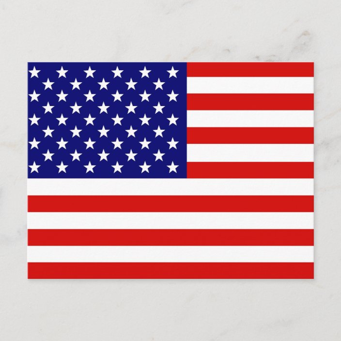 American Flag Postcard | Zazzle.com