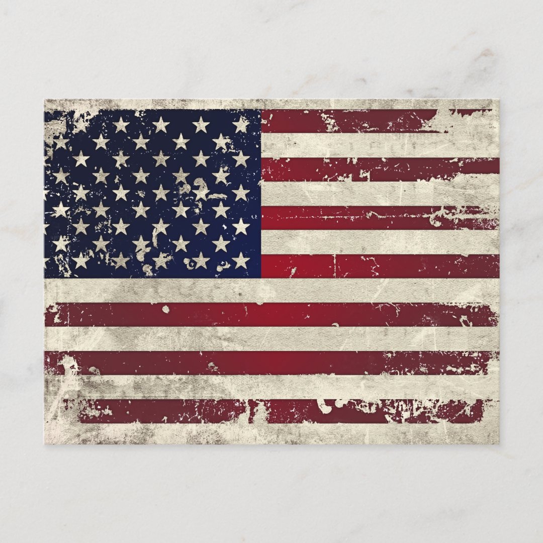 American Flag Postcard | Zazzle