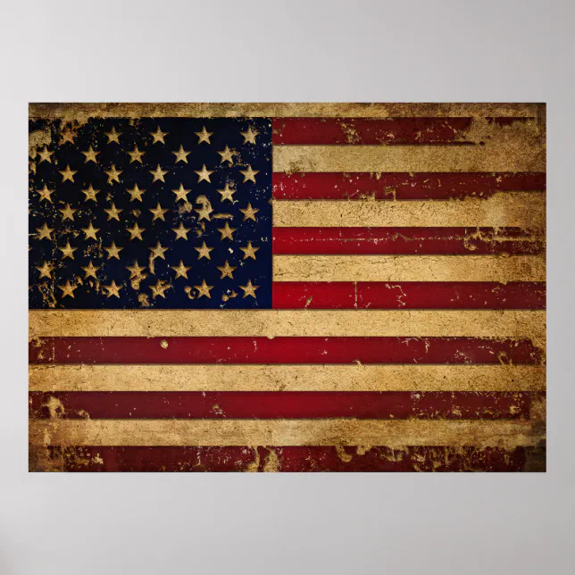 American Flag Poster | Zazzle