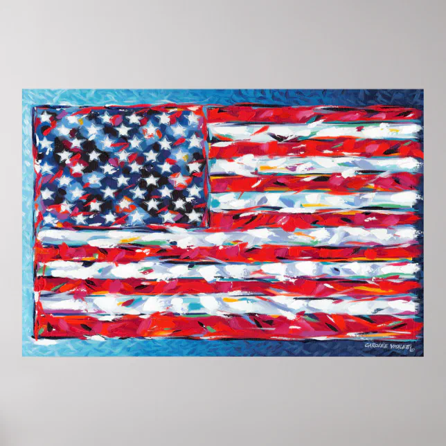American Flag Poster | Zazzle