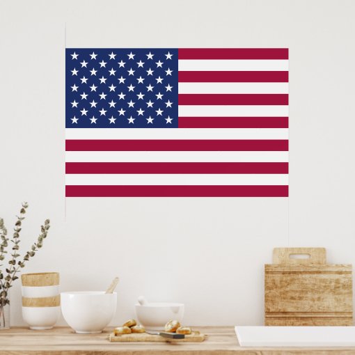 American Flag Poster | Zazzle
