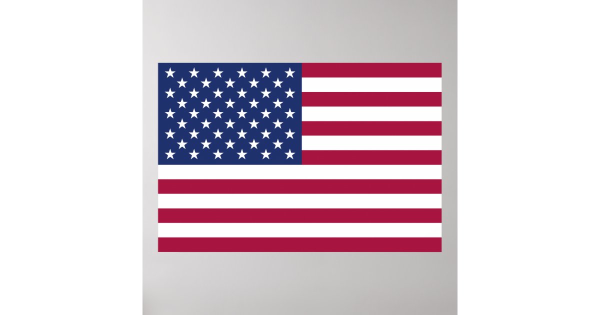 American Flag Poster | Zazzle