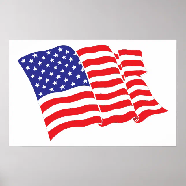American Flag Poster | Zazzle