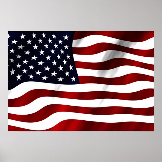 American Flag Poster | Zazzle.com