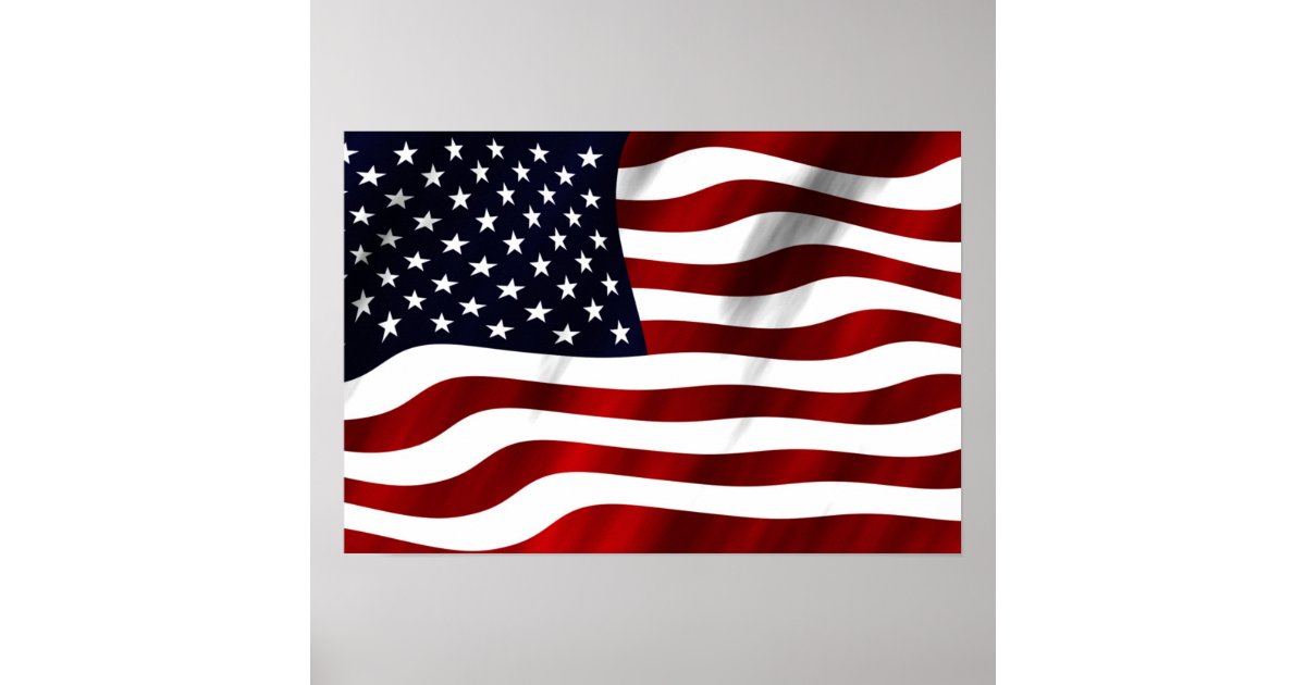 American Flag Poster | Zazzle