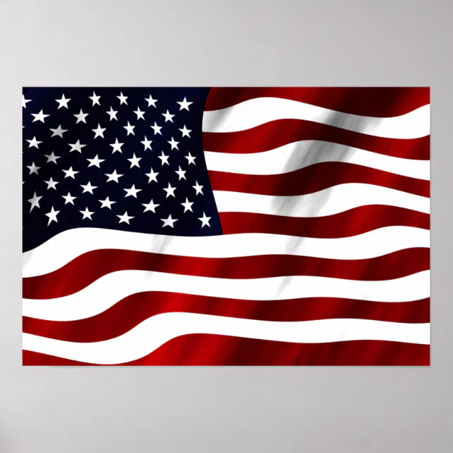 American Flag Poster | Zazzle