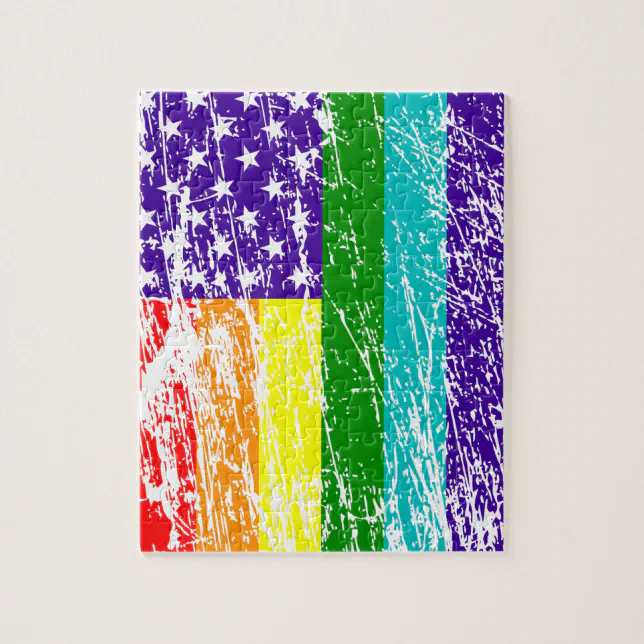 American Flag Pride Jigsaw Puzzle | Zazzle