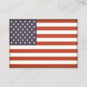 American Flag Profile Cards | Zazzle