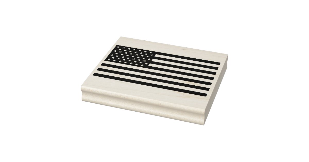 American Flag Rubber Art Stamp | Zazzle