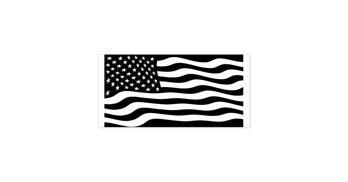 American Flag Rubber Stamp | Zazzle