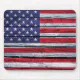 American Flag Rustic Wood Mouse Pad | Zazzle