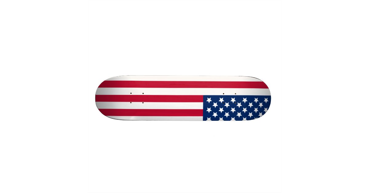 American Flag Skateboard Deck | Zazzle.com