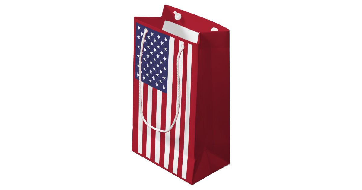American flag small gift bag | Zazzle