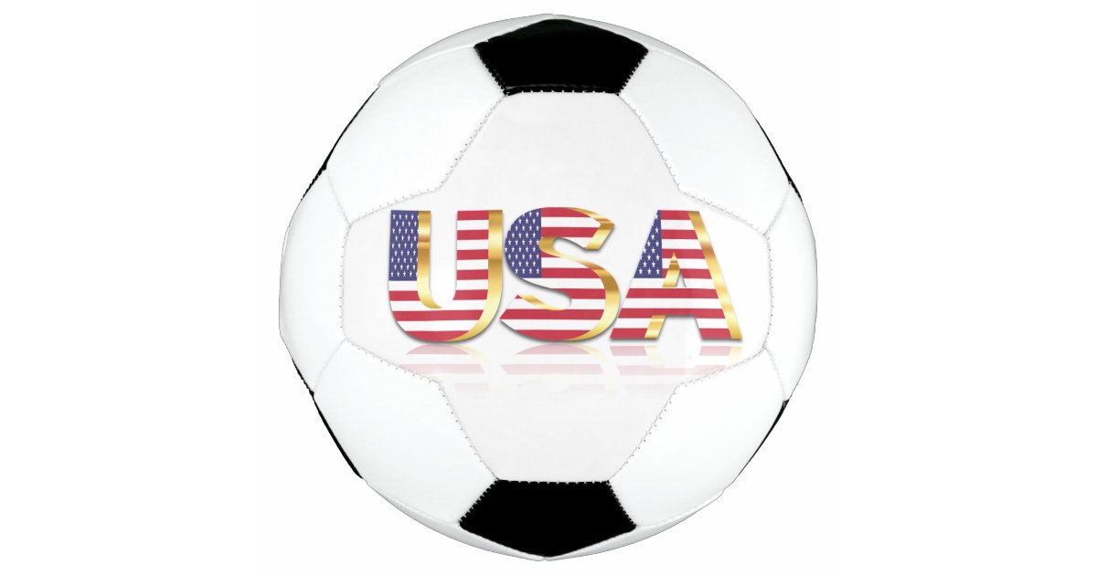 American Flag Soccer Ball USA | Zazzle