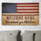 American Flag Soldier Military Welcome Home Party Banner | Zazzle