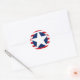 American Flag Star and Stripes Patriotic Classic Round Sticker | Zazzle