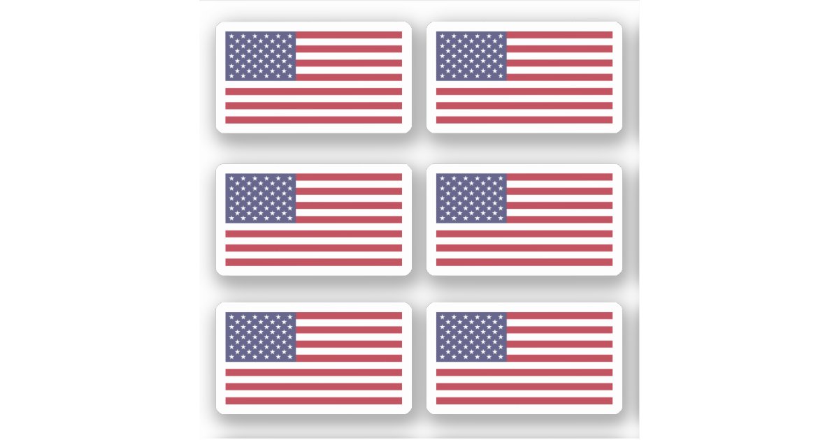 American flag sticker | Zazzle