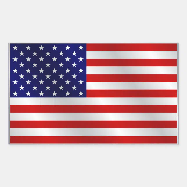 American Flag Sticker | Zazzle