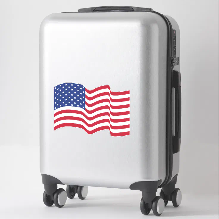 American Flag Sticker | Zazzle
