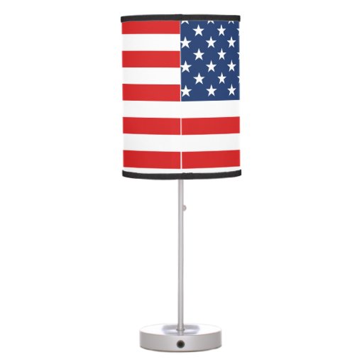 american flag table lamp | Zazzle
