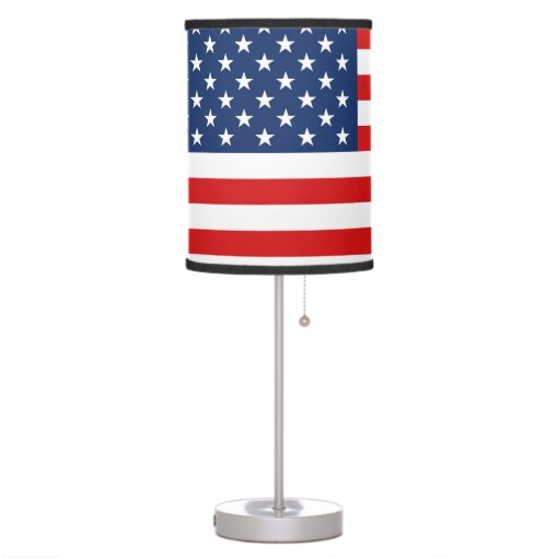 american flag table lamp | Zazzle
