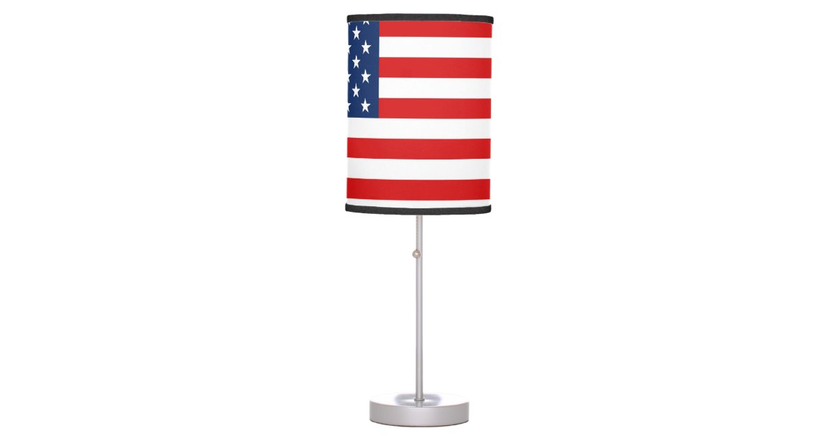 american flag table lamp | Zazzle
