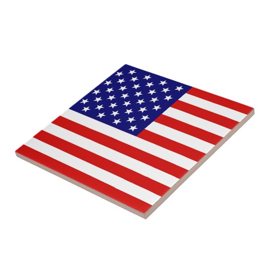 American Flag Tile | Zazzle.com