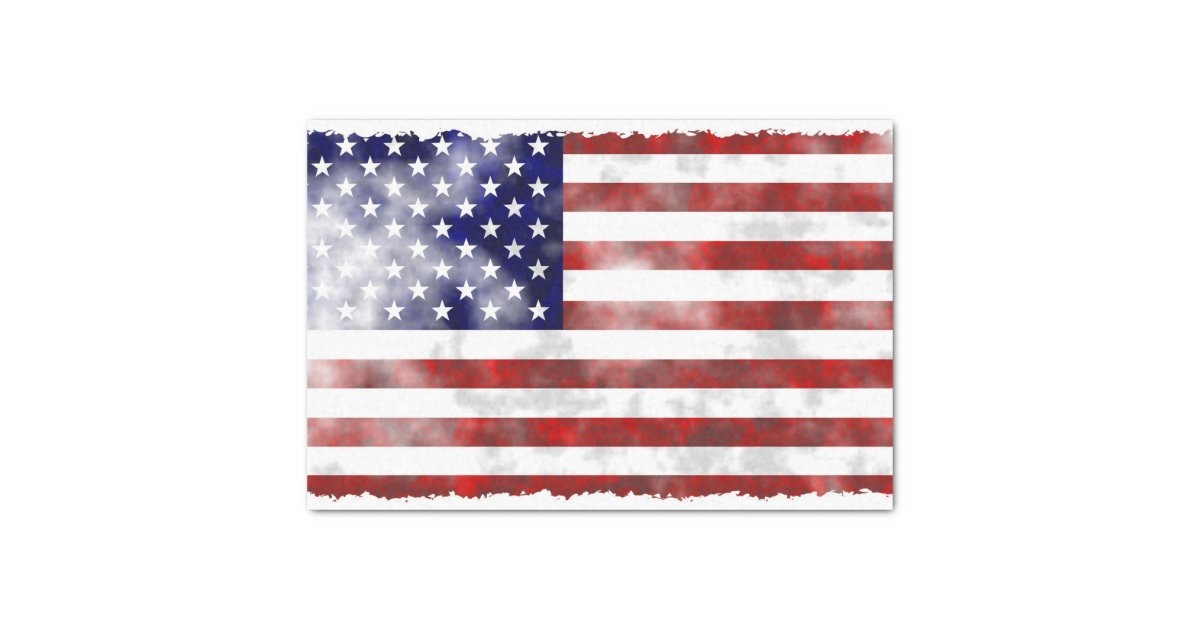 American Flag Tissue Paper | Zazzle